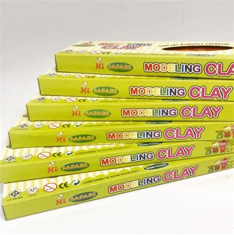 Hi Safari Modeling Clay Assorted Color Non Dry Reusable Everyday Non Toxic Gluten Free One 1