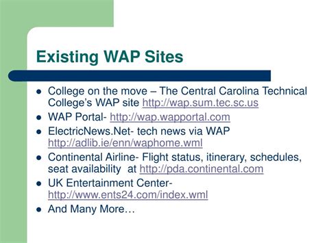 PPT WAP PowerPoint Presentation Free Download ID 5583768