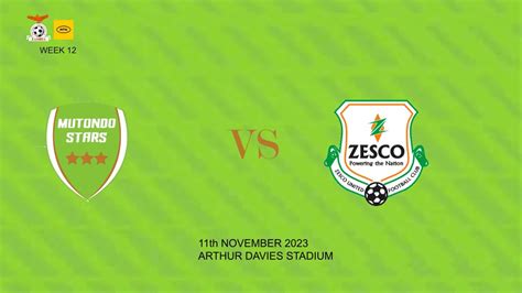 Highlights Mutondo Stars 1 2 Zesco United Youtube