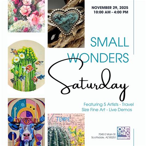 Scottsdazzle And Small Wonders Saturday