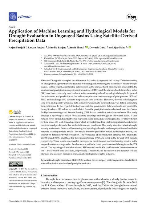 Pdf Application Of Machine Learning And Hydrological Models For