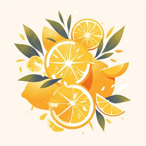 Premium Vector Peeled Orange Segments Arranged In Circle