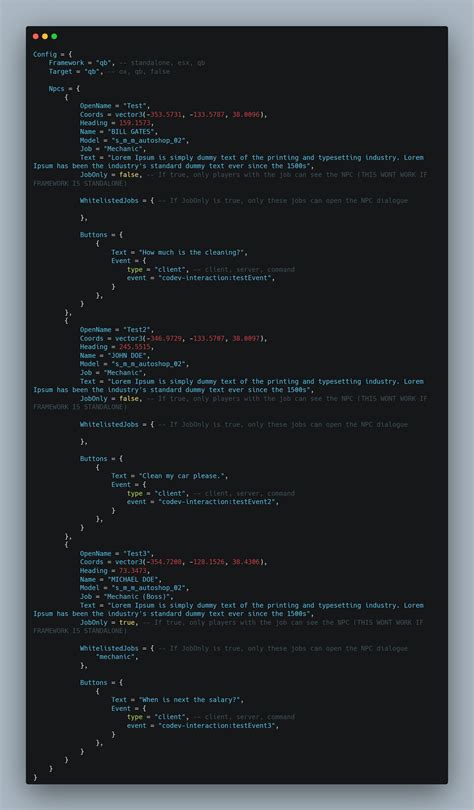 Npc Interaction Codev Npc Interaction Standalone Fivem Releases