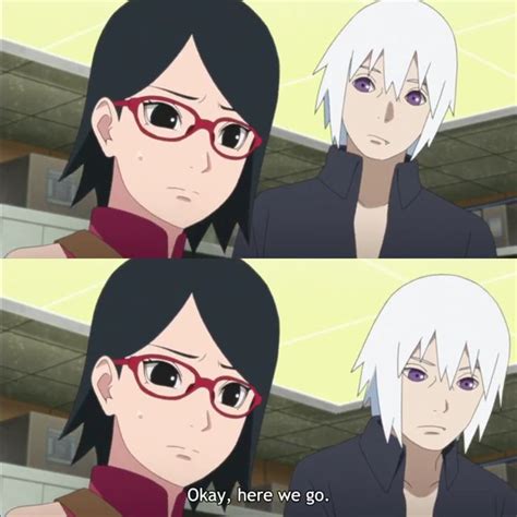 Two Anime Characters With Glasses And One Is Staring At The Camera