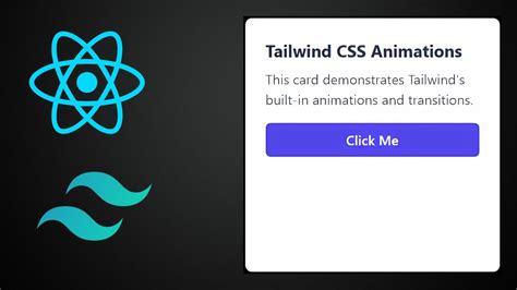 Tailwind Css Animations And Transitions In React Js Youtube