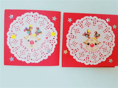영아 크리스마스카드 유아 크리스마스 카드 어린이집 카드 만들기 활동 네이버 블로그