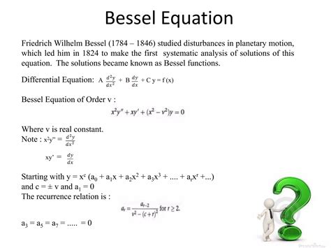 Bessel Equation Pptx