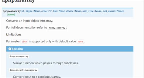 Dpnp Array Creations Should Document Device Sycl Queue Usm Type Keywords In Docstrings Issue