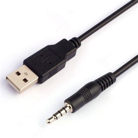 Mm Male Aux Audio Plug Jack To Usb Male Usb Uart Ttl V P Mm Aj Audio Jack Trrs