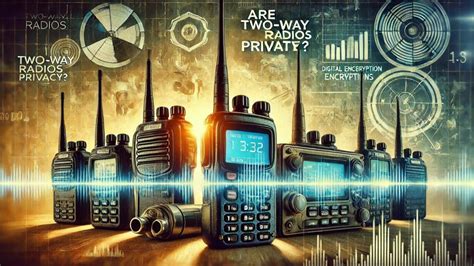 Two Way Radios Privacy How Safe Are Your Conversations Onesdr 🛜 Technology