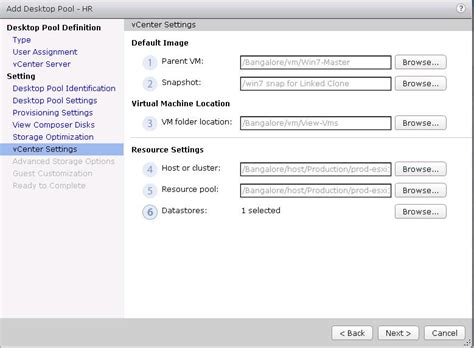 Creating Linked Clone Desktop Pools In Vmware Horizon View 6x