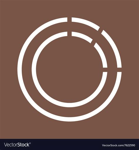 Doughnut Chart Royalty Free Vector Image VectorStock