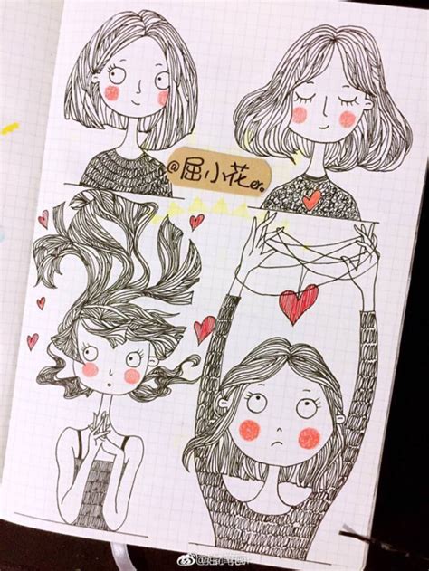 插画女孩 高清图片，堆糖，美图壁纸兴趣社区