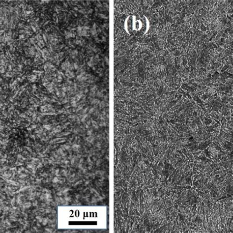 A Optical Microstructure Of The Quenchedtempered 42CrMo4 Steel Showing Download Scientific