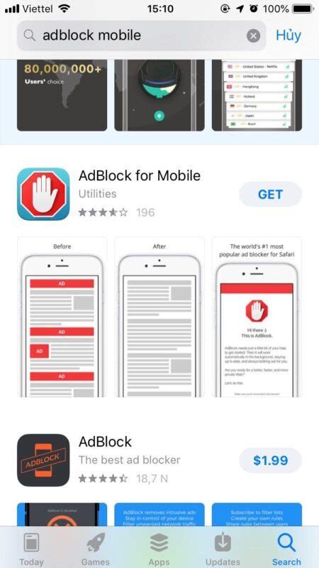 Adblock Mobile Trình Chặn Quảng Cáo Tuyệt Nhất Dành Cho Ios