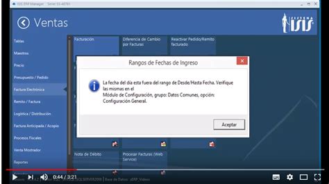 Video Tutorial De Como Solucionar Error En Control De Rango De Fechas