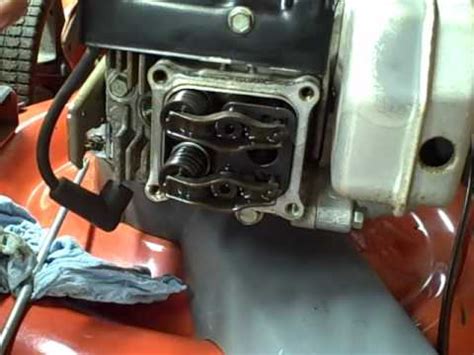 Small Engine Repair: Adjusting Valves or Valve Lash on a Tecumseh Lawn Mower - YouTube