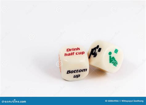 Jogo Do Sexo Dos Dados Jogos De Amor Do Jogo Com Os Dados Do Sexo Do Exotics Foto De Stock