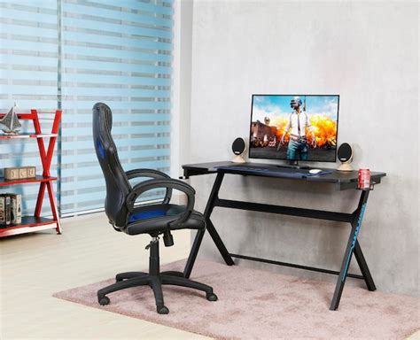 Premium Photo Office Gaming Computer Desk