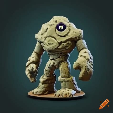 Clay Golem With Sinister Gaze In A Dnd Setting On Craiyon