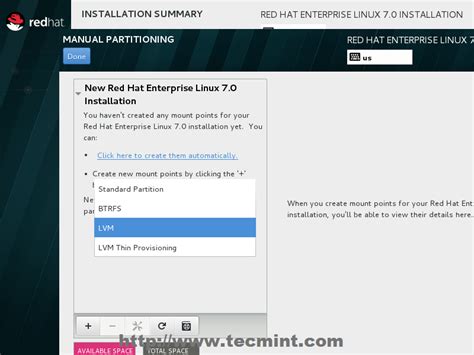 Installation Of Red Hat Enterprise Linux RHEL With Screenshots
