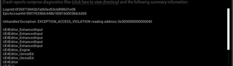 Exceptionaccessviolation Reading Address Help Runrealengine