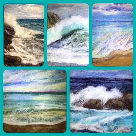 Captivating Wool Felted Seascapes