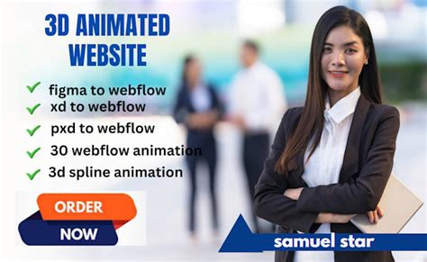 3d Animated Website 3d Animation 3d Spline Animation By Samstarint