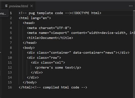 Tags In Pug View Engine GeeksforGeeks