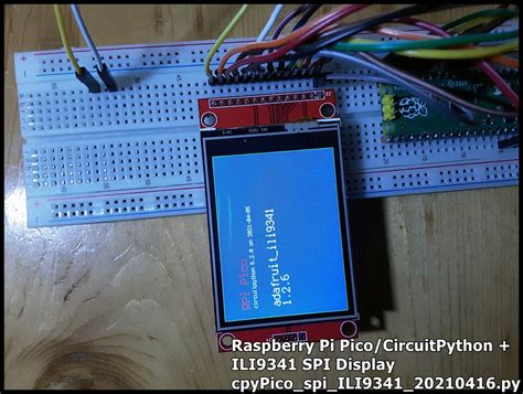 Hello Raspberry Pi Raspberry Pi Pico CircuitPython ILI9341 SPI Display With Touch