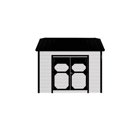 Metal Mini Barn Blacks Buildings