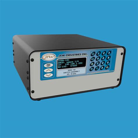 Assembly With 4 Rf Switches 1p2t Dc 18 Ghz 50sa 181 Sma Jfw Industries