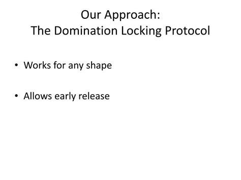 Ppt Automatic Fine Grained Synchronization Via Domination Locking Powerpoint Presentation Id