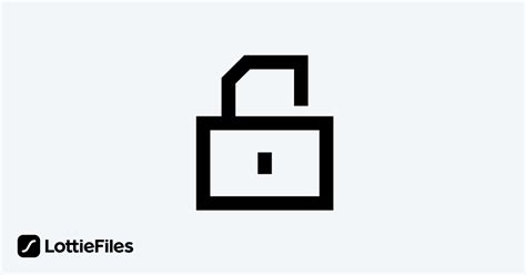 Free Unlock Animation By O0o Lottiefiles