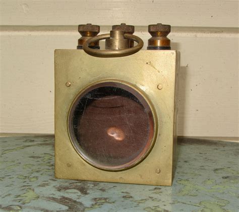 Antique Brass Post Office Pattern Galvanometer Case Mullard Antiques