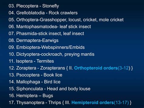 Lec 34 Classification Of Class Insectappt