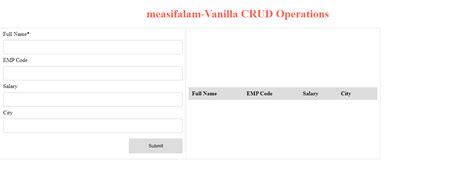 Github Measifalamvanilla Crud Vanilla Crud Is A Create Replace