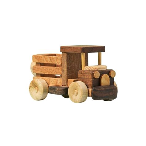 Vintage Wooden Toy Truck Retro Pickup Truck