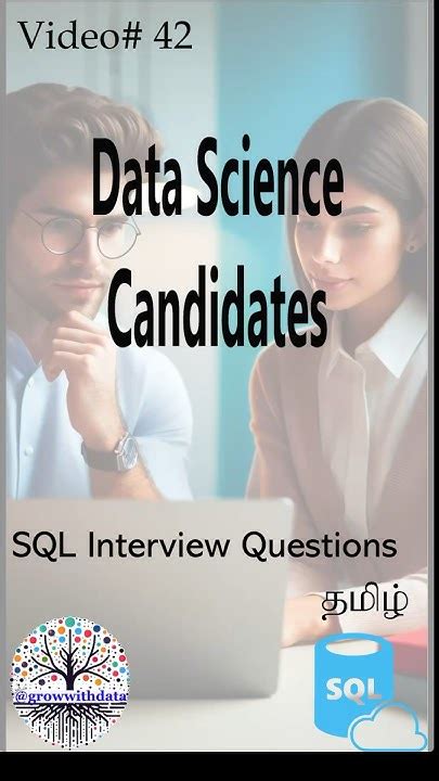 தமிழில் Data Science Candidates Sqlfordataengineer Faangpreparation