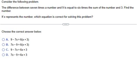 Solved Consider The Following Problem The Difference B