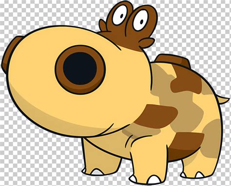 Hippopotas Cute Cartoon Hippo Illustration Png Clipart Brown