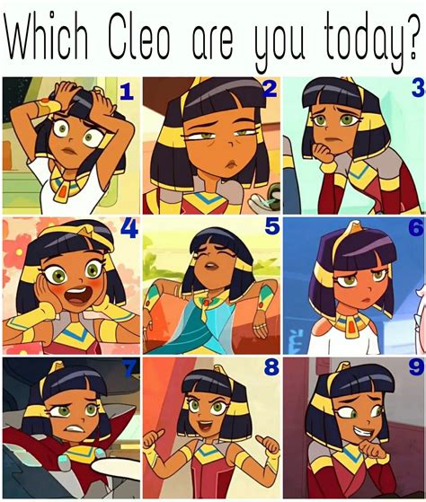 Which Cleo Are You Today Scrolller