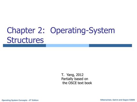ppt chapter 2 operating system structures powerpoint presentation