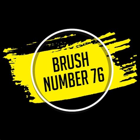 잉크 그런 지 노란색 색상 브러시 스트로크 프리미엄 벡터