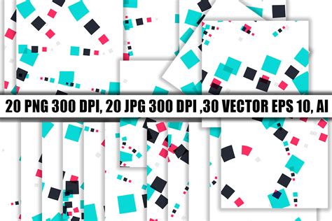 Overlapping Transparent Square Shapes Graphic By Artnoy Creative Fabrica