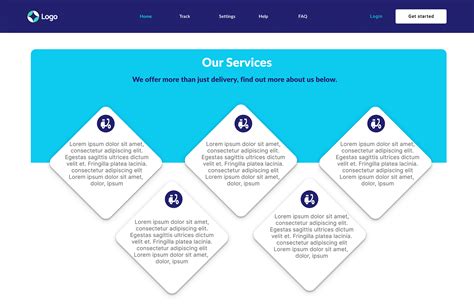 UI Design Delivery Service Website On Behance