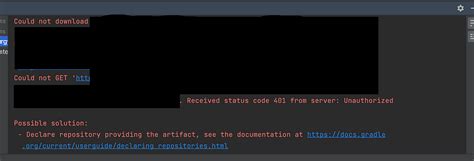 solving “unauthorized” issue in intellij aws codeartifact and gradle