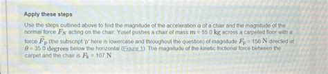 solved apply these steps use the steps outlined above to