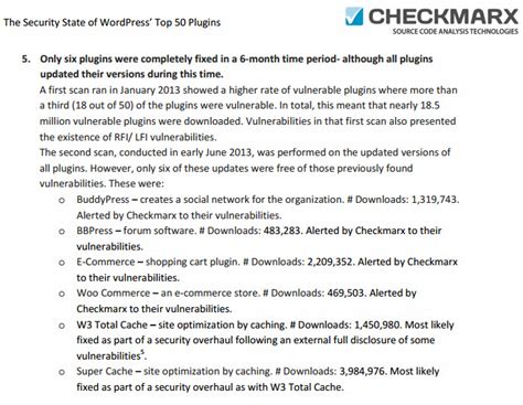 Disturbing Report On WordPress Plugin Security WP Tavern