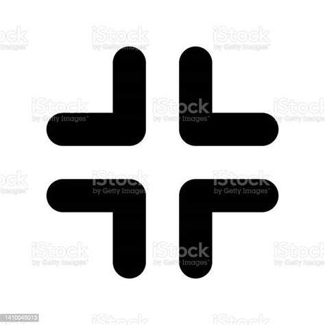 전체 화면 검은 글리프 Ui 아이콘을 종료합니다 개념에 대한 스톡 벡터 아트 및 기타 이미지 개념 검은색 규모 Istock